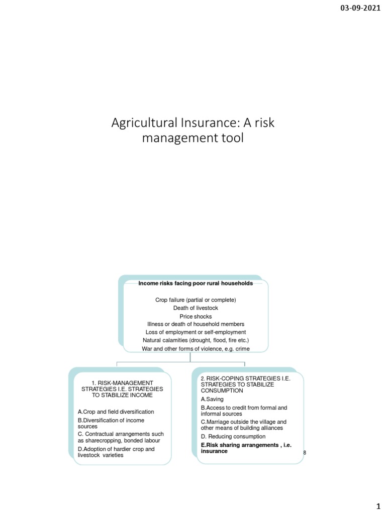 Agricultural Insurance | PDF | Deductible | Insurance