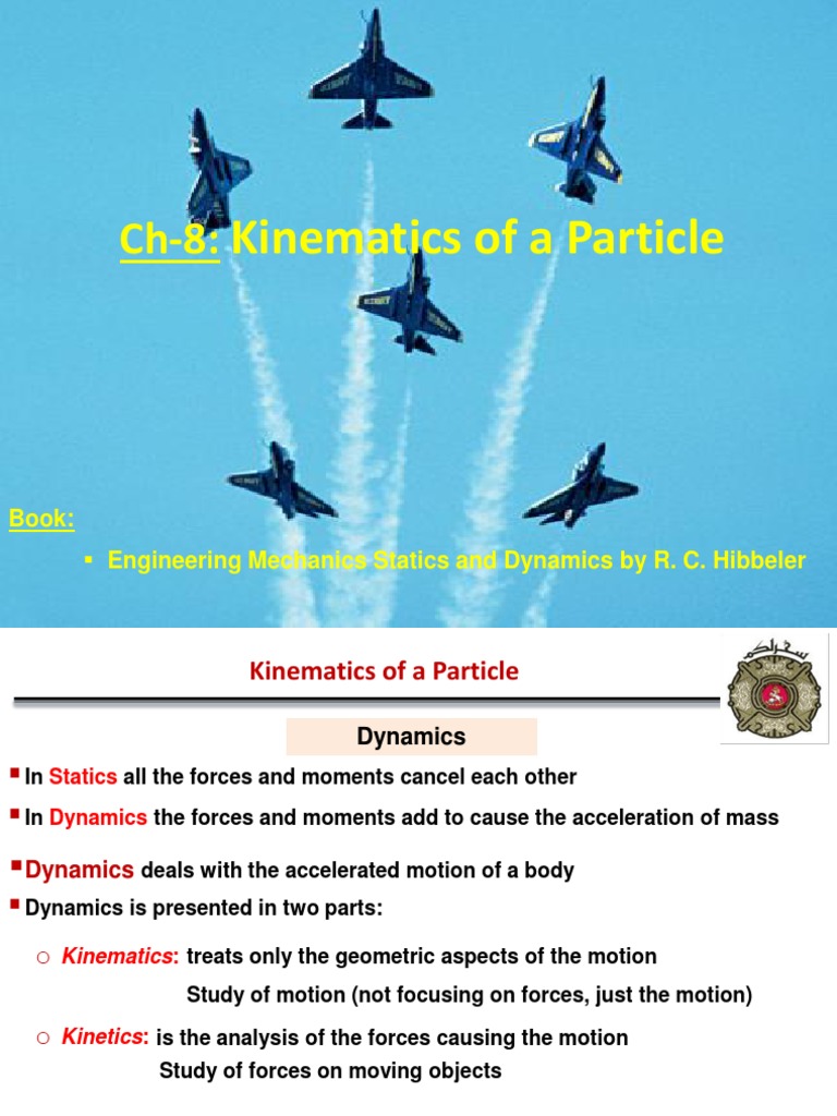 EM Ch-8 | PDF | Kinematics | Acceleration