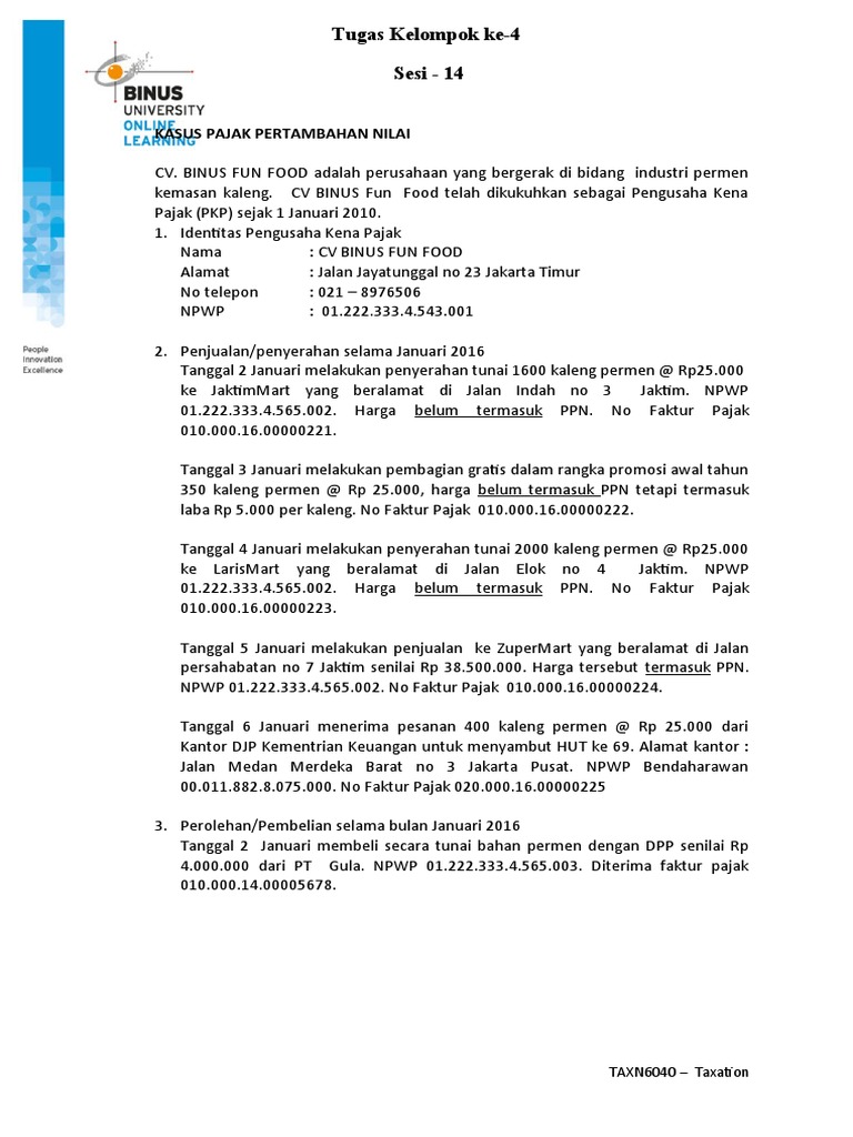 TK 4-Soal Perhitungan BPHTB | PDF