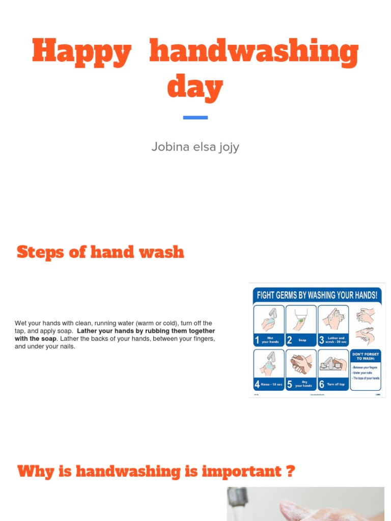 Happy Handwashing Day | PDF | Self-Improvement