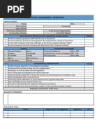 Competency Assessment-Operator | PDF