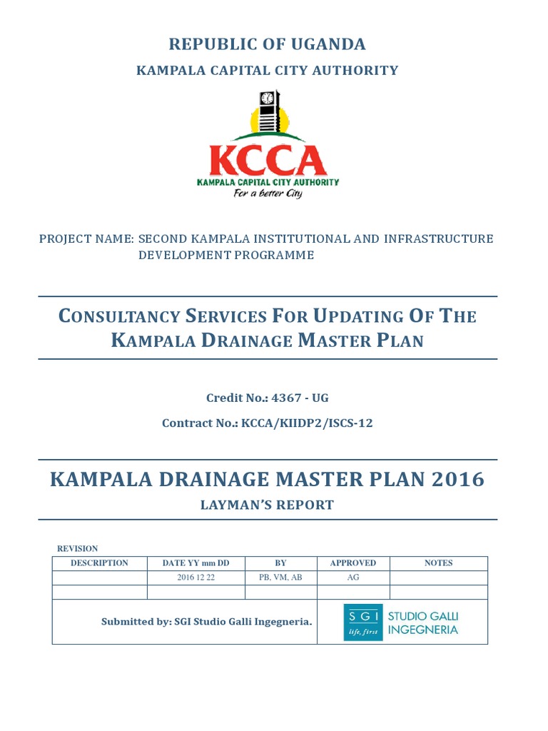 KDMP2016 - Layman's Report | PDF | Flood | Stormwater