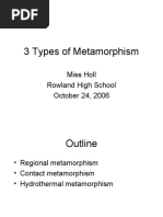 Contact Metamorphism Vs Regional Metamorphism | PDF | Rock (Geology ...