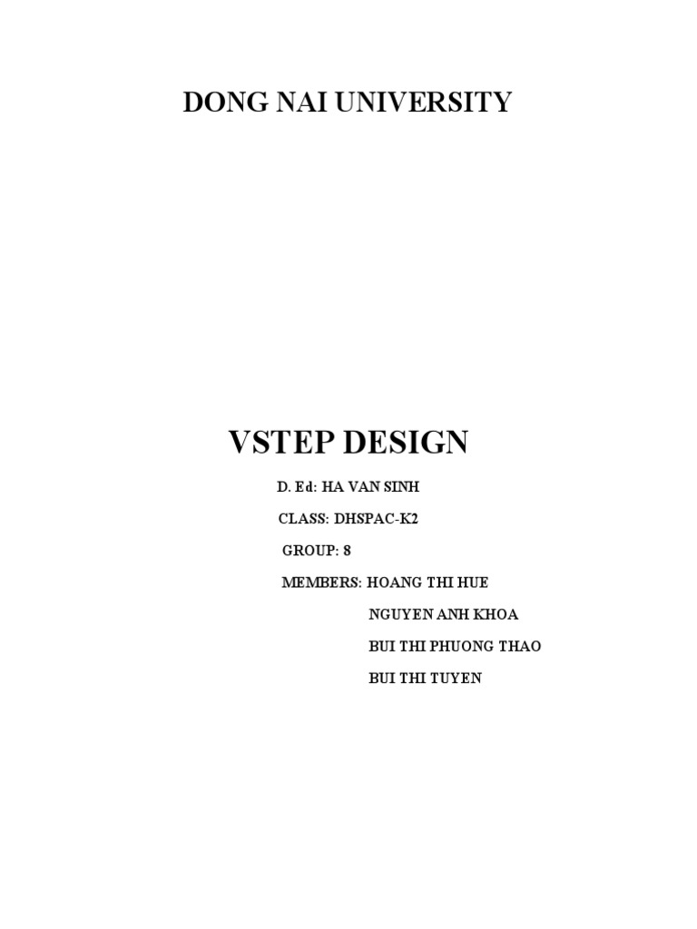 Vstep Design: Dong Nai University | PDF | Desert | Climate Change