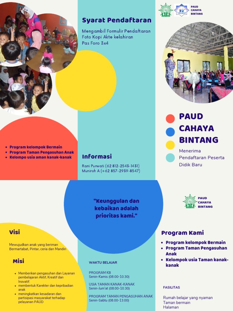 Brosur Paud | PDF