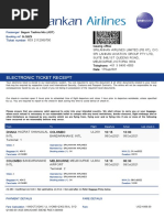 Your Electronic Ticket-EMD Receipt | PDF | Transport | Aviation
