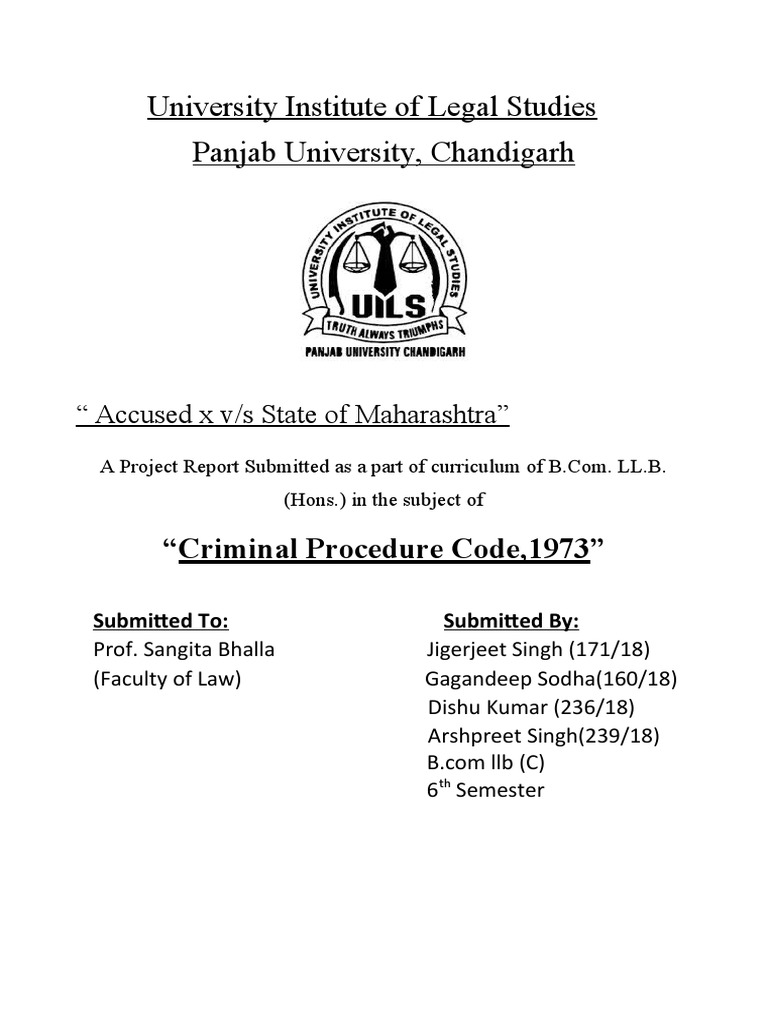 CRPC Case | PDF | Capital Punishment | Mental Disorder