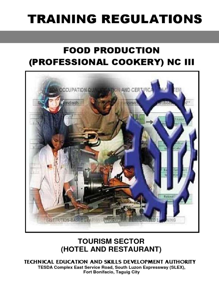Food Production (Professional Cookery) NC III | PDF | Competence (Human ...
