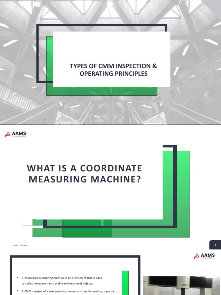 CMM Inspection & Operating Principles | PDF | Applied And ...