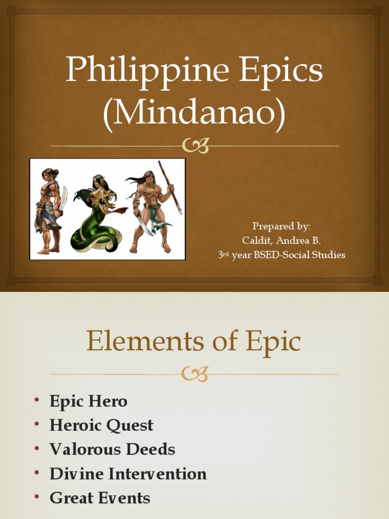 October 6, 2021 Report Epic Mindanao-Andrea Caldit | PDF | Epic Poetry ...