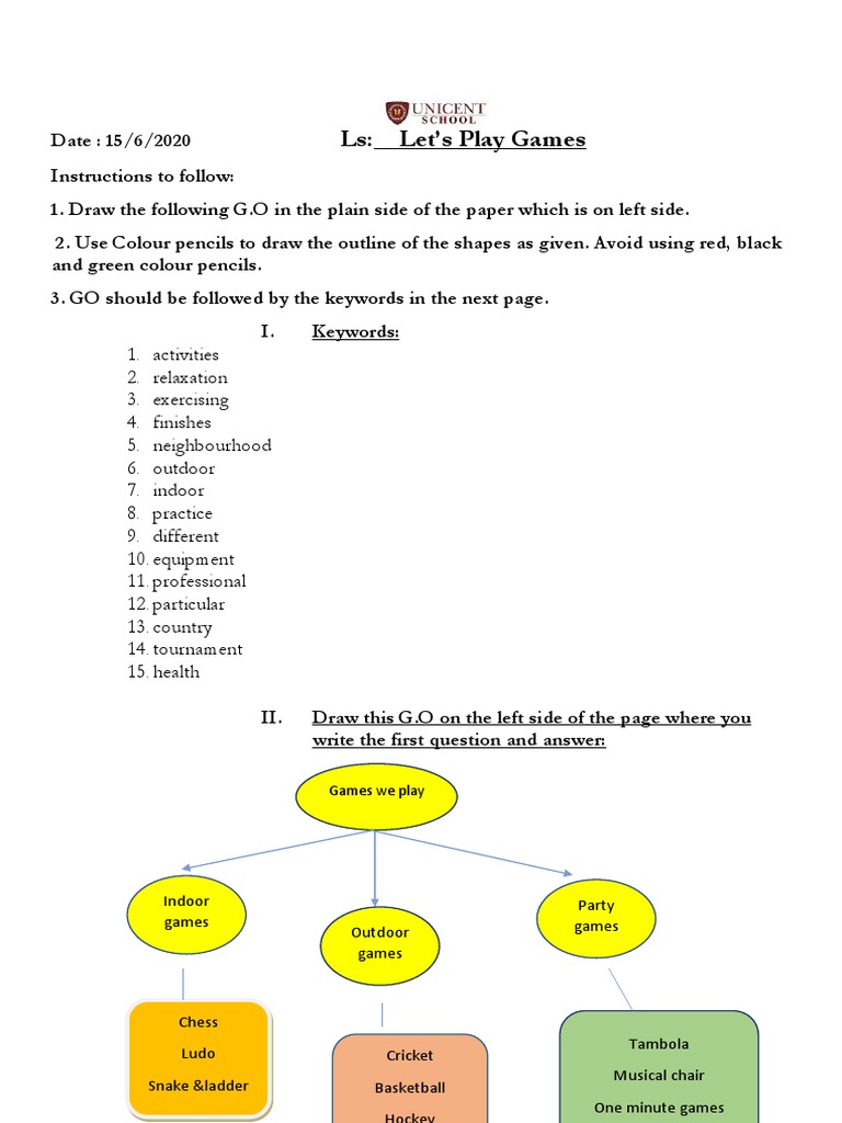 Games We Play: An Instructional Document on Indoor, Outdoor, Team ...