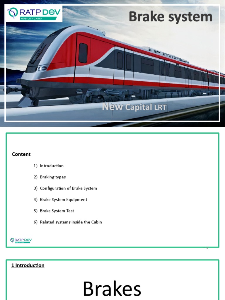 Brake System V.1 | PDF | Brake | Train