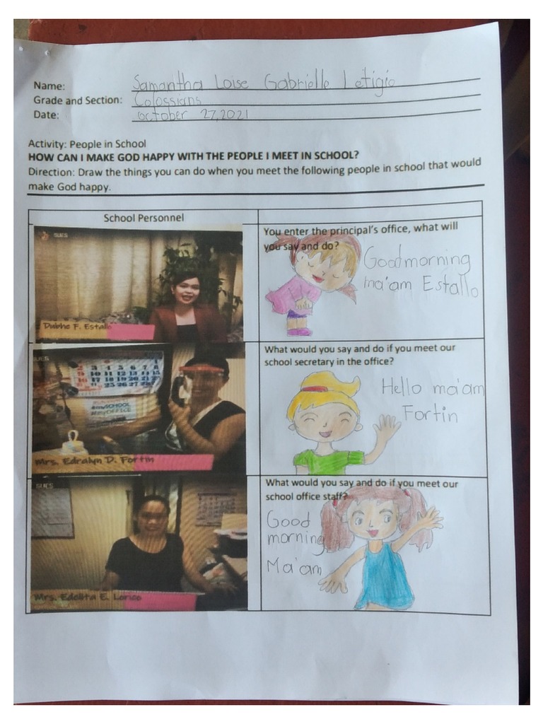 People in School | PDF