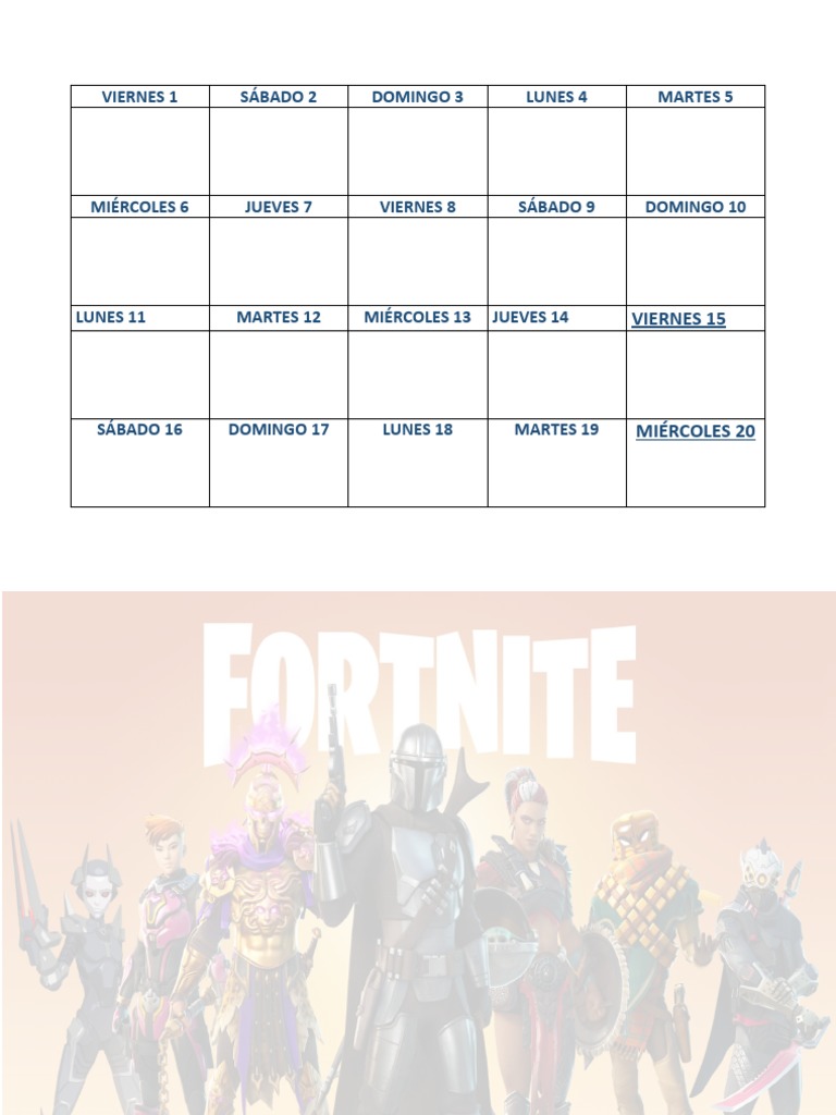 Calendario Sptiembre Roblox | PDF
