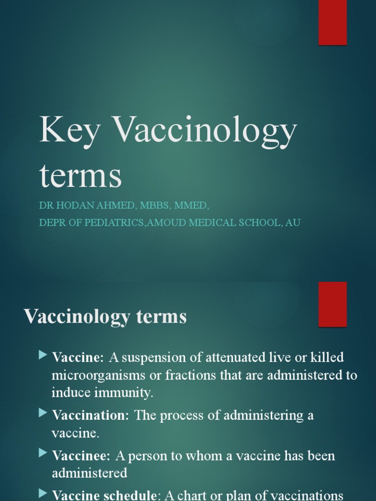 Key Vaccinology Terms Defined: A Comprehensive Glossary of Common Terms ...