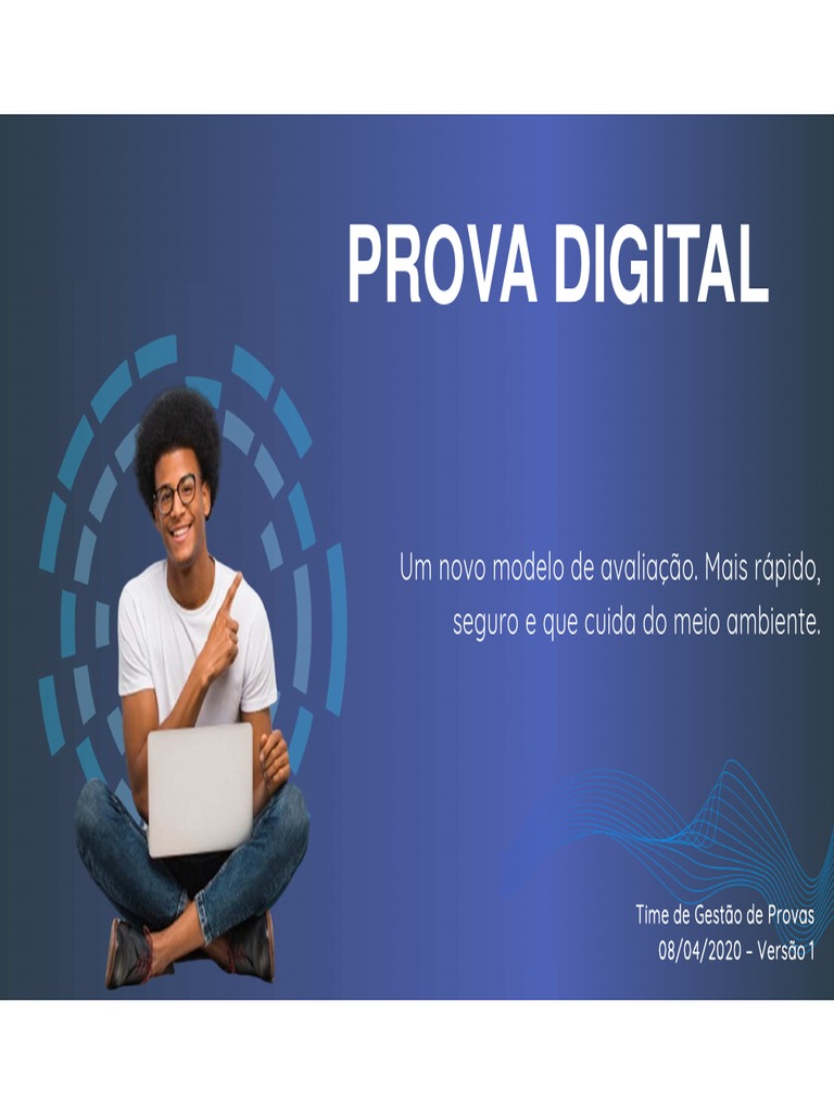 Acesso e Orientações para Prova Digital | PDF | Internet | Tempo