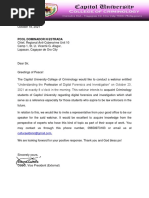 Affiliation Sample Letter 2 | PDF