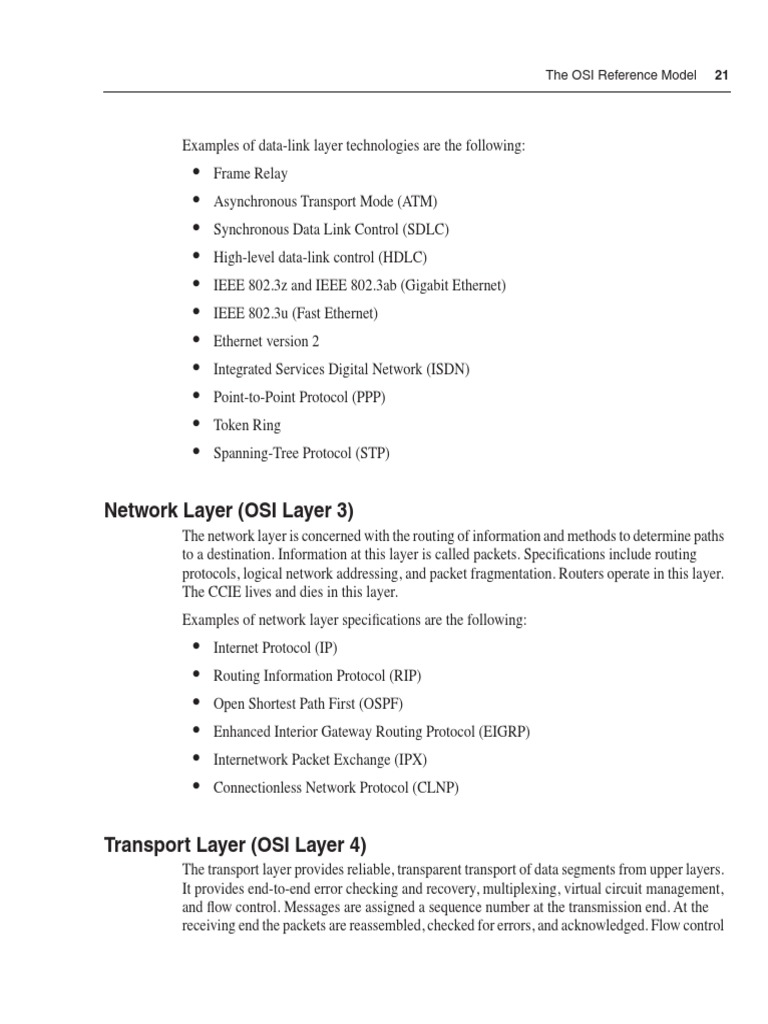 (123doc) Tai Lieu Ccie Routing and Switching Exam Certi Cation Guide p2 | PDF | Osi Model ...