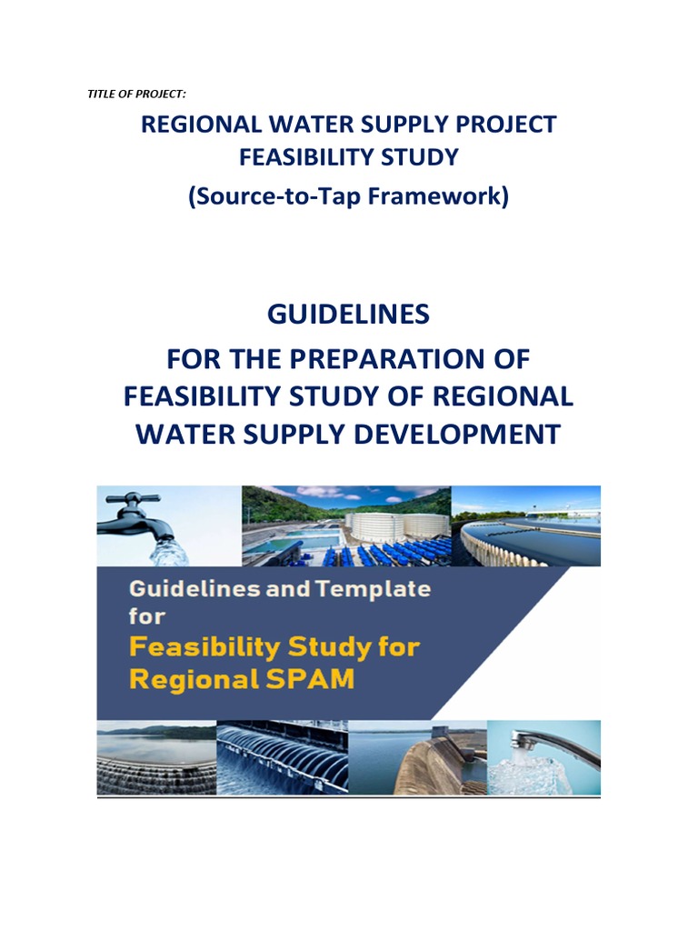Guidelines & Template For FS-SPAM - 20191211 | PDF | Hydrology | Groundwater
