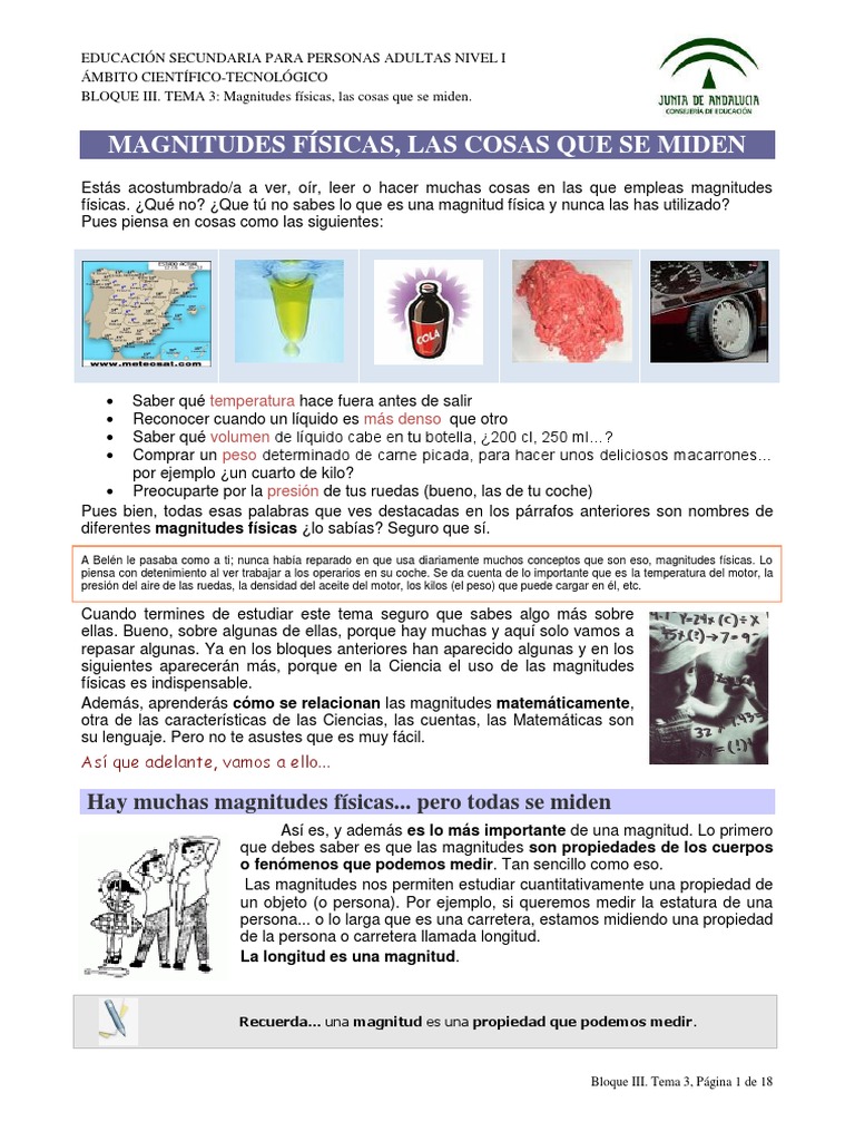 B3T3 Fisica | PDF | Densidad | Volumen