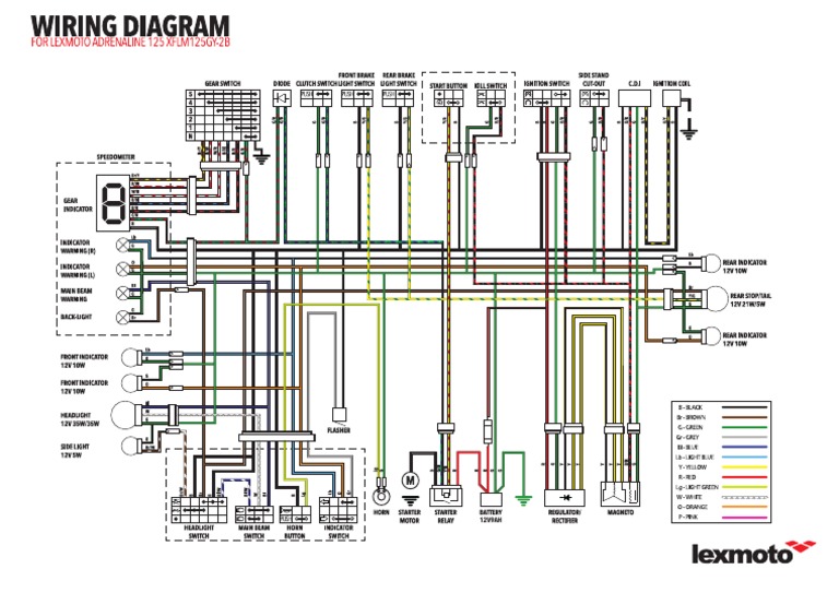 XFLM125GY-2B Wiring Diagram | PDF
