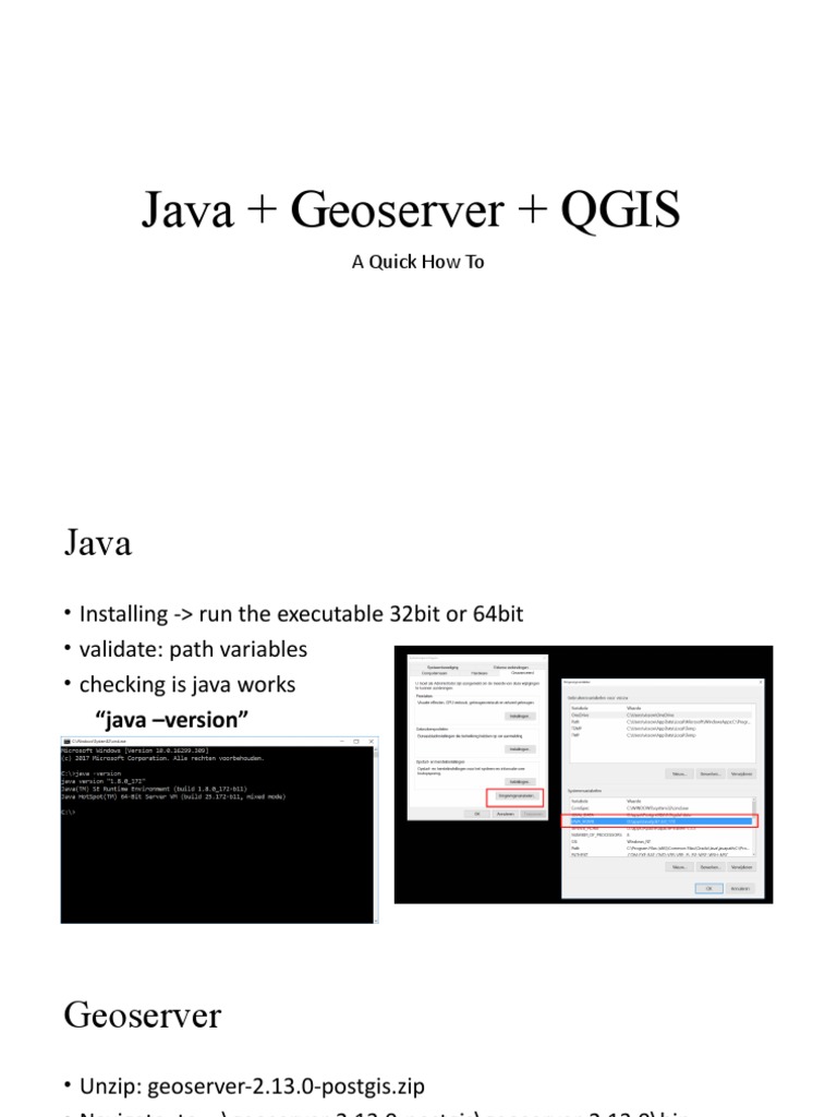 Java + Geoserver + QGIS: A Quick How To | PDF