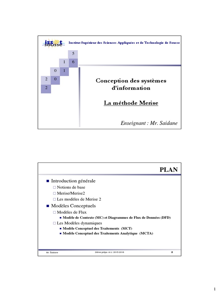 Conception des Systèmes d'Information | PDF | Informatique | Ingénierie ...