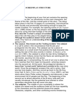Syd Field's Screenplay Structure Guide | PDF | Plot (Narrative ...