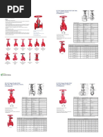 Gate Valve Dimensions | PDF | Technology & Engineering