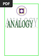 SAT Analogy Practice Questions | PDF