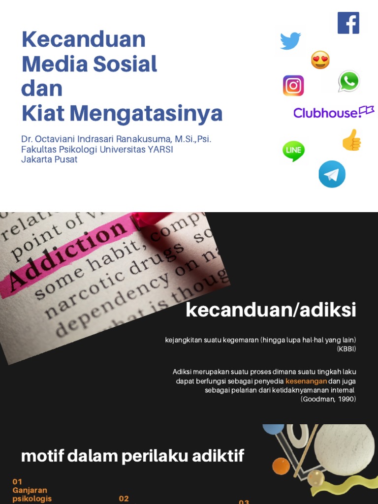 Kecanduan Media Sosial Dan Cara Mengatasinya | PDF