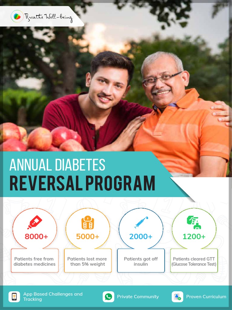 Breathe Well-Being's Diabetes Reversal Program | PDF | Dieting | Diabetes