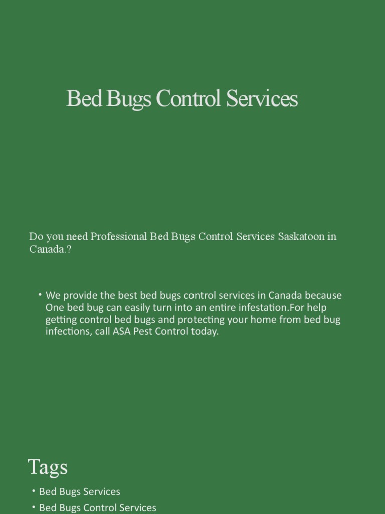 Bed Bugs Control Services | PDF | Law | Computers
