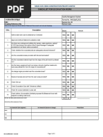 Facility Condition Assessment Checklist Feb 2017 | PDF | Plumbing | Hvac