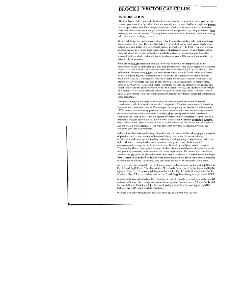 Unit 1 Complete Pdf Euclidean Vector Cartesian Coordinate System