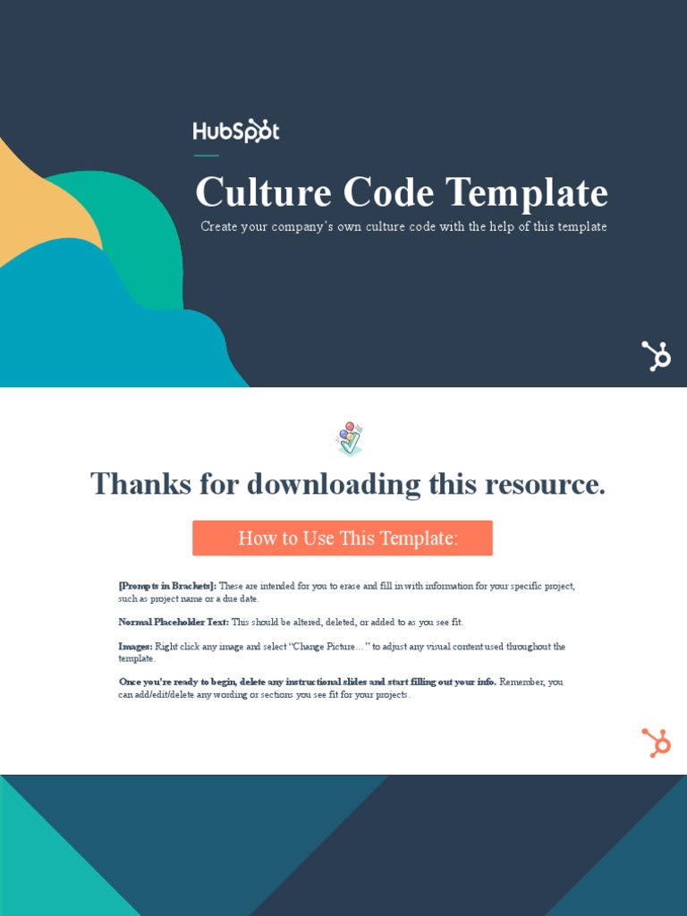 Culture Code Template | PDF | Business