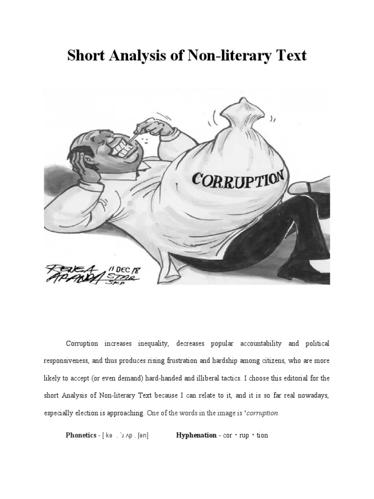 Short Analysis of Non-Literary Text: Phonetics | PDF | Word | Verb