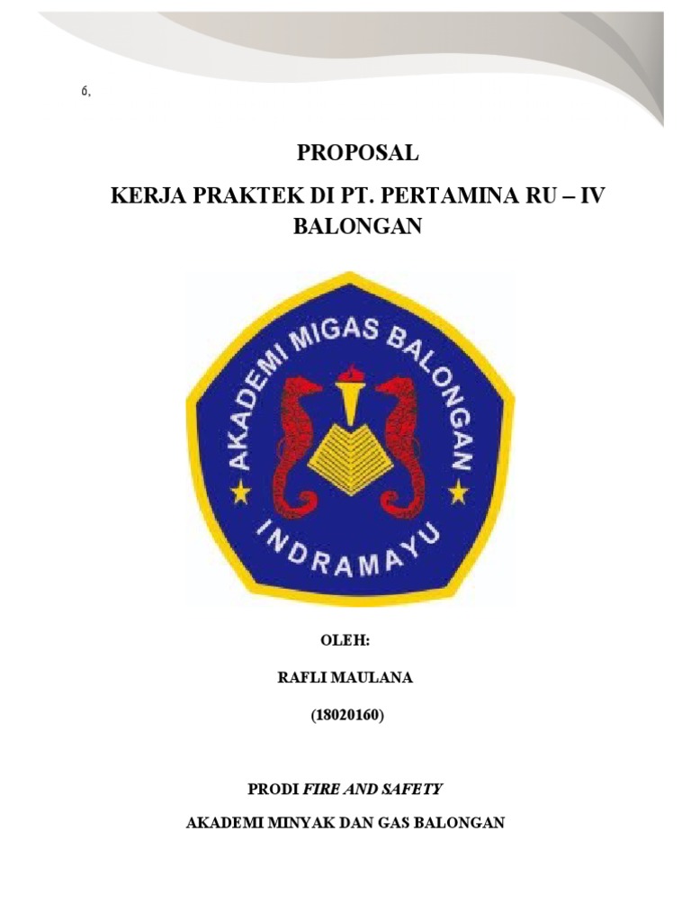 Proposal KP Rafli | PDF