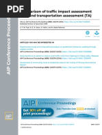 Tutorial SIDRA | PDF | Lane | Traffic