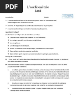 Impédancemétrie en ORL : Indications et Techniques | PDF | Audition ...