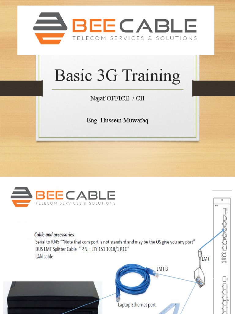 Basic 3G Training: Formatting Node B Hard Drives and Configuring ...