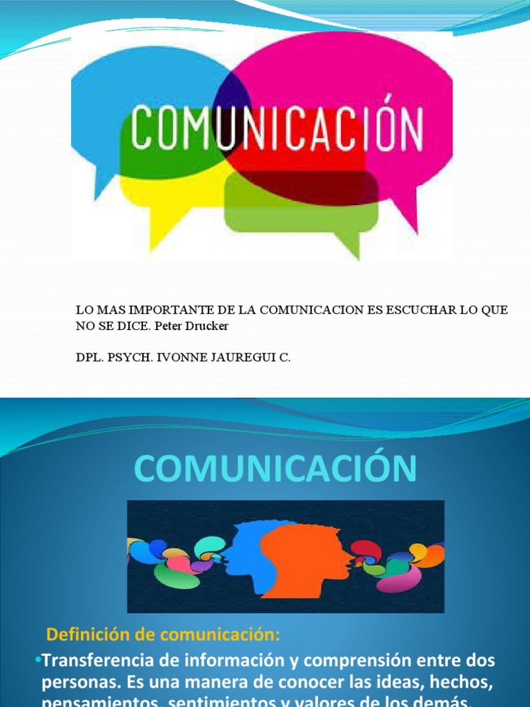 Lo Mas Importante de La Comunicacion Es Escuchar Lo Que NO SE DICE ...