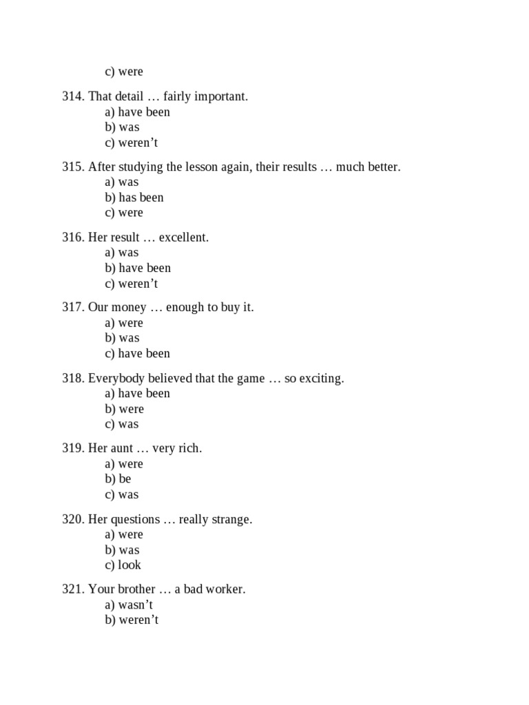 Test A1 A2 Grammar 11 | PDF