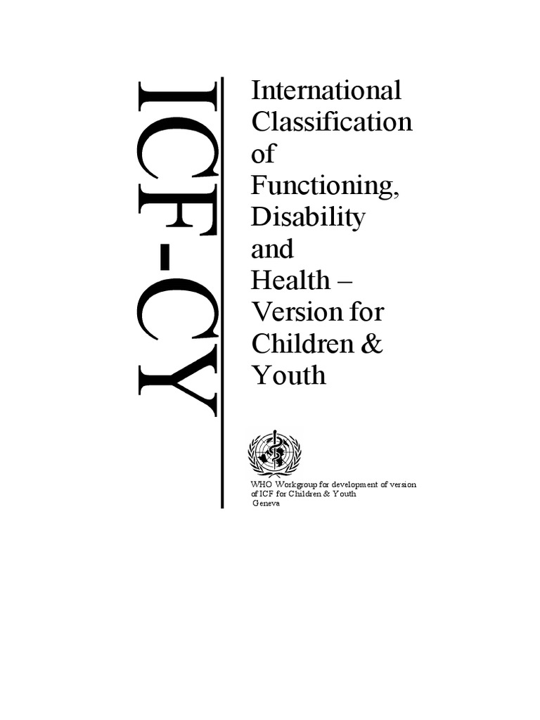 Icf Cy | PDF | Disability | Youth