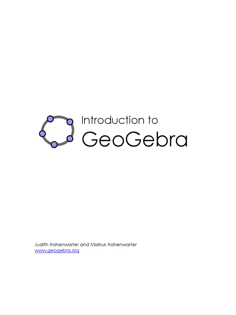 Introduction To GeoGebra | PDF