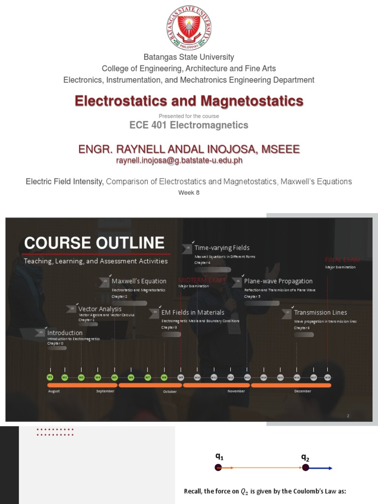 Electrostatics vs Magnetostatics Overview | PDF | Magnetic Field | Electric Field