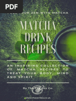 Matcha Cheat Sheet | PDF | Wellness