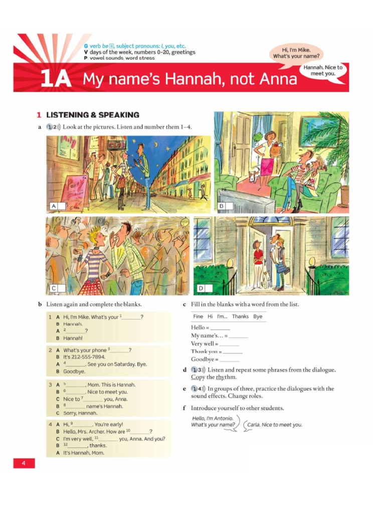 American English File 1. Student Book, 2nd Edition - Oxford | PDF