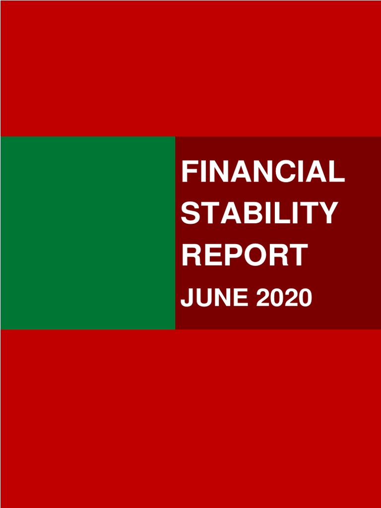 Financial Stability Report June 2020 | PDF | Banks | Market Liquidity