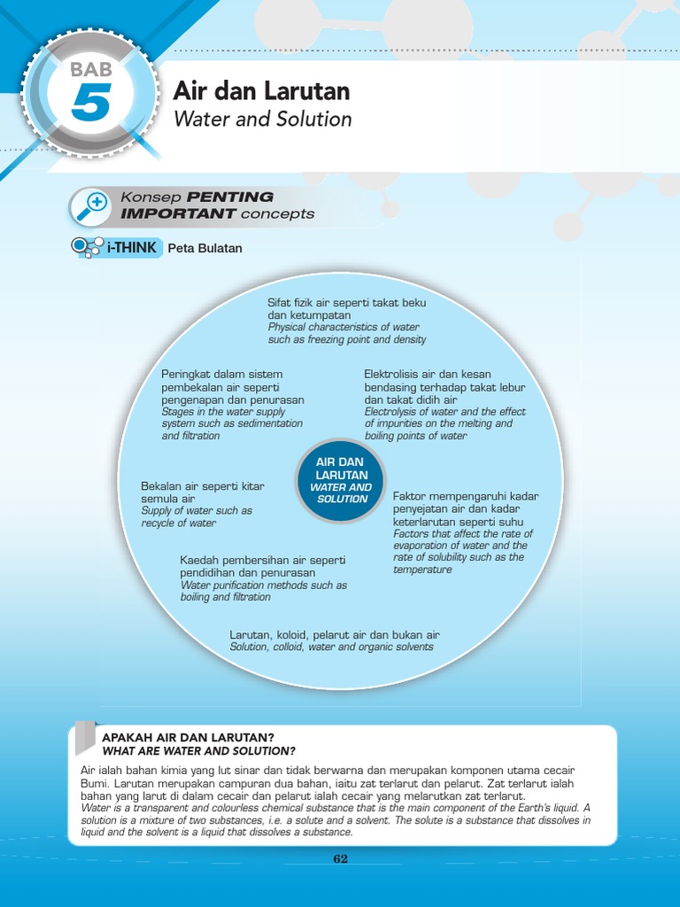 Air Dan Larutan: Water and Solution | PDF | Solution | Water